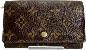 Louis Vuitton unisex, Pre-owned, Brun, Taille: ONE Size Portefeuille en toile Pre-owned
