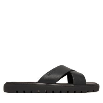 Calvin Klein Pantoletten Calvin Klein Sq Molded Sandal Xcross Lth HM0HM02235 Schwarz