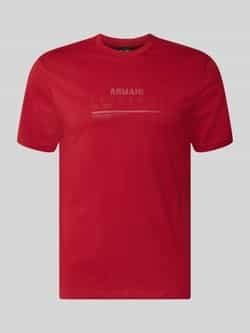A|X Armani Exchange Slim Fit T-Shirt aus reiner Baumwolle mit Logo-Print