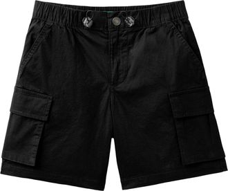 Benetton Kinder und Jugendliche Bermuda 4l2VC9031 Shorts, Schwarz, 140 cm