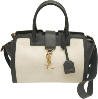 Saint Laurent Sac &agrave; main vintage doccasion - Femme - Pre-owned - Blanc - Taille: ONE Size
