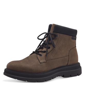 s.Oliver Herren Stiefel zum Schn&uuml;ren Gef&uuml;ttert Winter, Gr&uuml;n (Khaki), 43 EU