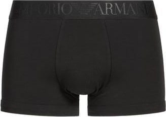 Emporio Armani Boxer uni en coton m&eacute;lang&eacute;