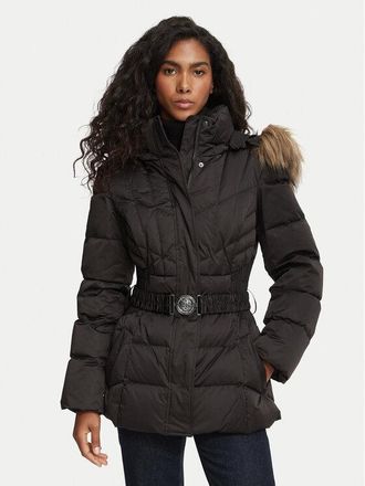 Guess Daunenjacke W6BL38 W4087 Schwarz Slim Fit