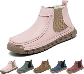 Generic Chaussures orthop&eacute;diques antid&eacute;rapantes pour femme, faites &agrave; la main, confortables, l&eacute;g&egrave;res, mi-hautes, bottines de randonn&eacute;e, chaussures de marche r&eacute;