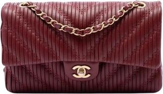 Chanel Pre-owned Vintage Double Flap Schultertasche - - Pre-owned - Damen - Rot - ONE SIZE