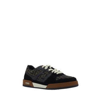 Fendi Mens Multicolor Calf Leather Bos Taurus Low Top Sneakers