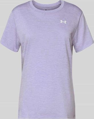 Under Armour T-Shirt mit Logo und Rundhalsausschnitt