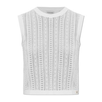 Anine Bing Moni Top - - Tops - Damen - Wei&szlig; - M
