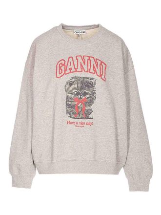 Ganni Sweatshirt - Grau