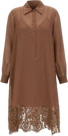 Max Mara Femme, Robes, Brun, Taille: 38 FR Robes chemises