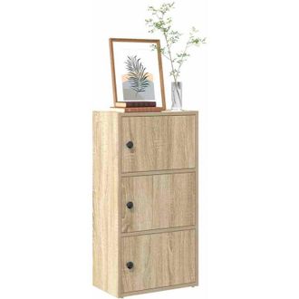 vidaXL Biblioth&egrave;que ch&ecirc;ne sonoma 40x24x77 cm bois ding&eacute;nierie Vidaxl