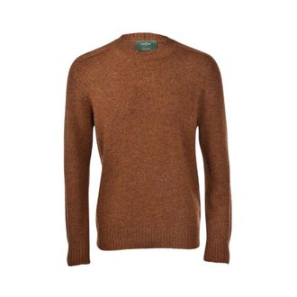 Gran Sasso Rundhals-Pullover - - Knitwear - Herren - Braun - L