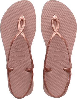 Havaianas Luna, bequeme, stilvolle und funktionale Sandalen, sicherer Halt am Knöchel, geflochtene Riemen und rutschfeste Sohle, Damen