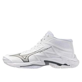 Mizuno Wave Lightning Elite Mid - - Sport - Herren - Wei&szlig; - 44 EU