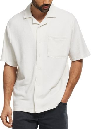 Indicode Herren INProvo Kurzarmhemd mit Kent-Kragen | Herrenhemd f&uuml;r M&auml;nner Offwhite, XXL