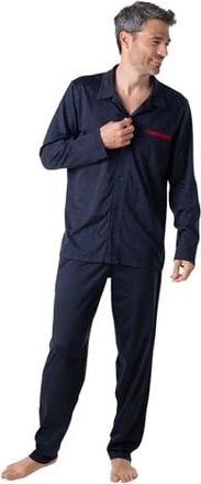 Eminence Pyjama Long Ouvert Merceris&eacute; Homme - Oeko-TEX - Coton merceris&eacute;