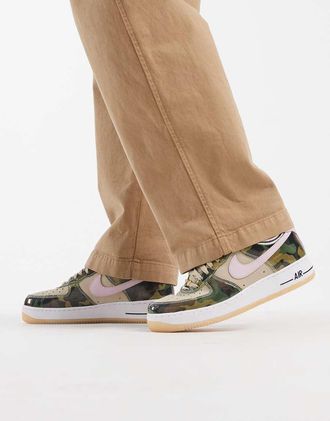 Nike Air Force 1 07 - Baskets - Marron/rose-Brown