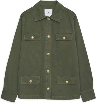 Anine Bing Femme, Vestes, Vert, Taille: 42 FR Army Green Corey Jacket