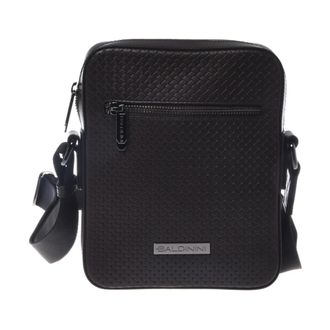 Baldinini Crossbody-Tasche mit Webmuster - - Bags - Herren - Braun - ONE SIZE