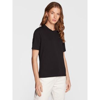 Gina Tricot T-Shirt Basic 17937 Schwarz Regular Fit