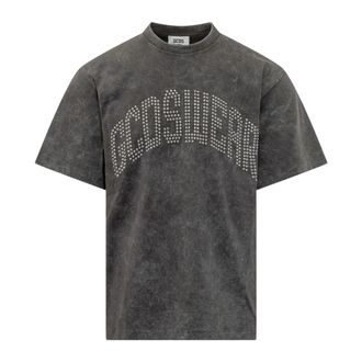 GCDS Kurzarm-T-Shirt - - Tops - Herren - Grau - L