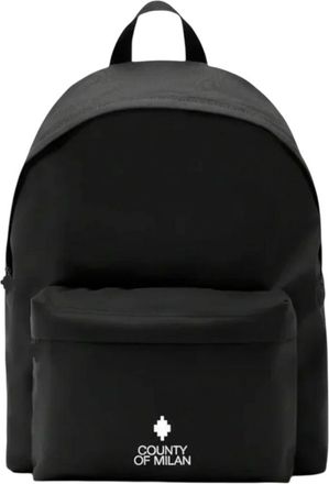 Marcelo Burlon Homme, Sacs, Noir, Taille: ONE Size Backpack