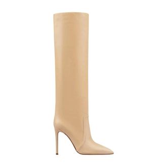 PARIS TEXAS Beige Stiletto-Stiefel aus Leder - - Shoes - Damen - Beige - 37 EU