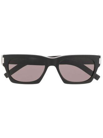 Saint Laurent Eyewear lunettes de soleil à monture carrée - Noir