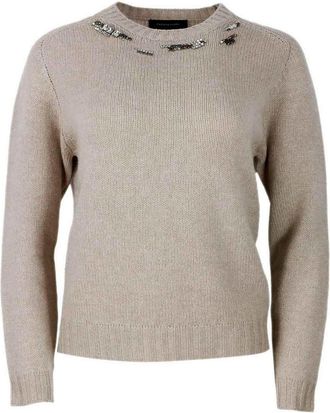 Fabiana Filippi Pull Col Rond - Beige