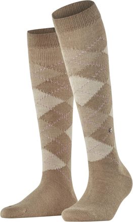 Burlington Damen Kniestrümpfe Whitby W Kh weich und warm lang gemustert 1 Paar, Braun Sun 5039, 36-41