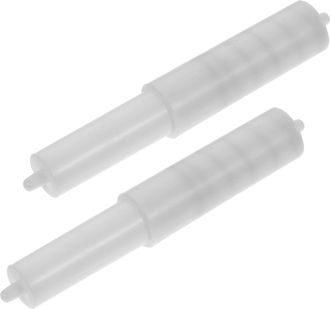 IFUNDOM Toilettenpapierhalter Kunststoff 2 St&uuml;ck Federbelastet f&uuml;r Badezimmer und Hotel Ersatzrolle f&uuml;r Gro&szlig;e Papierrollen Wei&szlig; Einfacher Wechsel