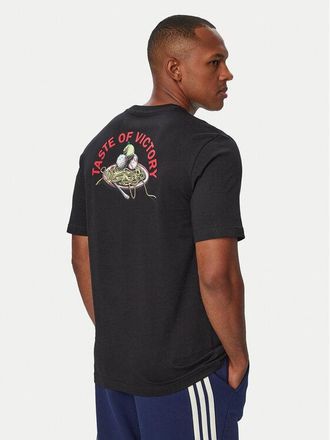 adidas T-Shirt Taste Of Victory Pasta KG0946 Schwarz Regular Fit