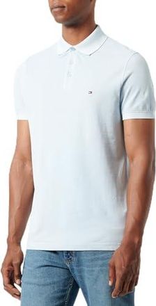 Tommy Hilfiger Garment Dye Reg Polo Mw0Mw34757, Blue (Breezy Blue), XXL Homme