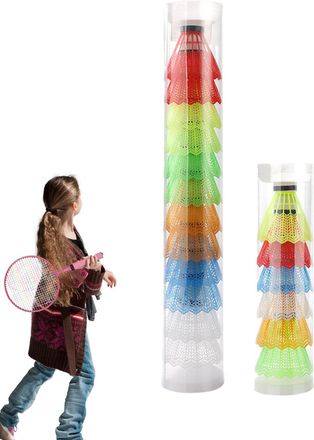 Generic Badmintonball für - leichtes, Badminton-Trainingsball, Bunte Sportlenkräder | Bälle für Badmintontraining und Badminton-Training, Set mit Lenkrädern