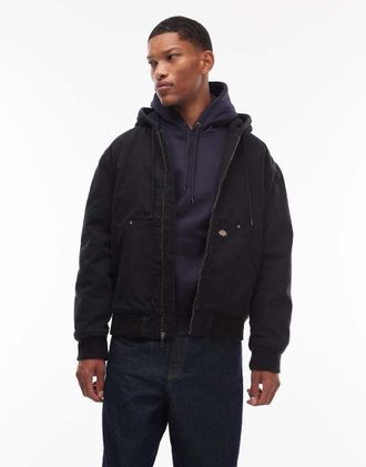 Dickies Hilham - Veste &agrave; capuche en toile - Noir