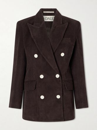 S.S. Daley Eilidh Doppelreihiger Blazer Aus Baumwollcord - Braun