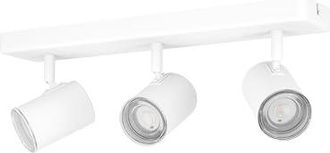 Eglo Deckenlampe 3-flammig Consuma 1, Deckenstrahler f&uuml;r Wohnzimmer und Badezimmer, Deckenleuchte mit 3 Spots, Stahl in Wei&szlig;, GU10 Fassung, IP44