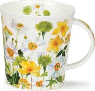 Dunoon Becher Lomond Flower Garden White - 0,32l