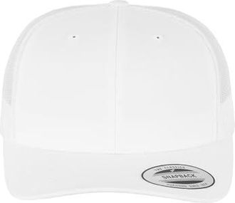 Flexfit Mixte Retro Trucker White One Size Casquette, Blanc (White), Taille Unique EU