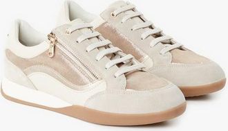 Geox Baskets Maryemy en cuir m&eacute;lang&eacute;e