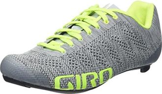 Giro Empire Hommes E70 Knit Chaussures de vélo de Route - Gris chiné/Highlight, 41,5