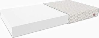 FDM BRESSO MAX Schaumstoffmatratze 180 x 200 cm Härtegrad H3 (Mittelhart) Matratze Schaumstoff 15 cm Höhe Polyurethanschaum Bezug Waschbar Zweiseitig Abne