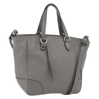 Gucci Pre-owned Canvas Handtasche - - Pre-owned - Damen - Grau - ONE SIZE