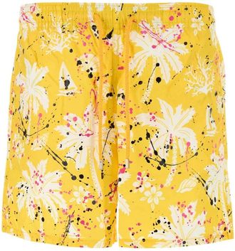 Vilebrequin Homme, Maillots de bain, Jaune, Taille: M Short de bain imprim&eacute; en nylon