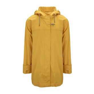 Fay Damenmantel mit automatischem Knopf- Rei&szlig;verschluss - - Jackets - Damen - Gelb - S
