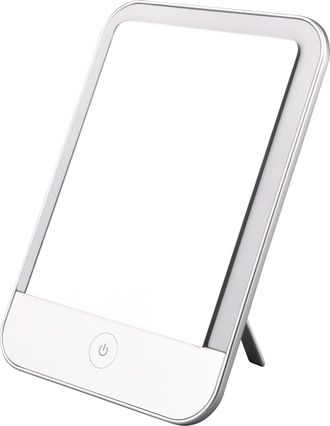 Müller-Licht Mirror Light, tragbare LED Tischleuchte Schminkleuchte Spiegelleuchte mit 2 x Zoom, Verschiedene Weißtöne (2700-6500K), dimmbar, Memory-Funktion, 3 W,