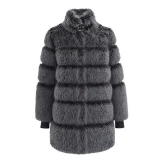 Patrizia Pepe Veste en fausse fourrure Nexus - Femme - Vestes - Gris - Taille: 36 FR