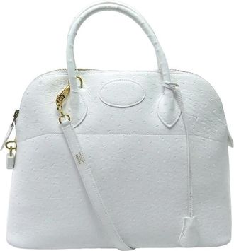 Herm&egrave;s Crossbody Bags - HERMES BOLIDE HANDTASCHE 35 CM HANDTASCHE AUS WEIS - Gr. unisize - in Wei&szlig; - f&uuml;r Damen