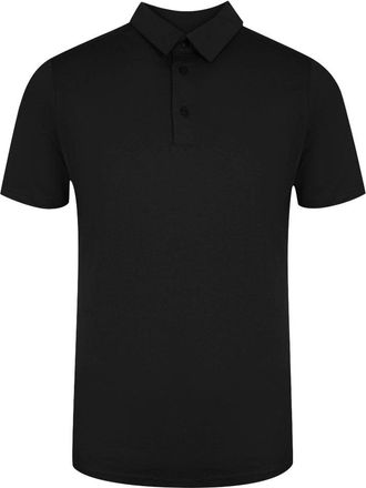 Aquascutum Active Beach Basic Sailor Polo Schwarzes Polohemd